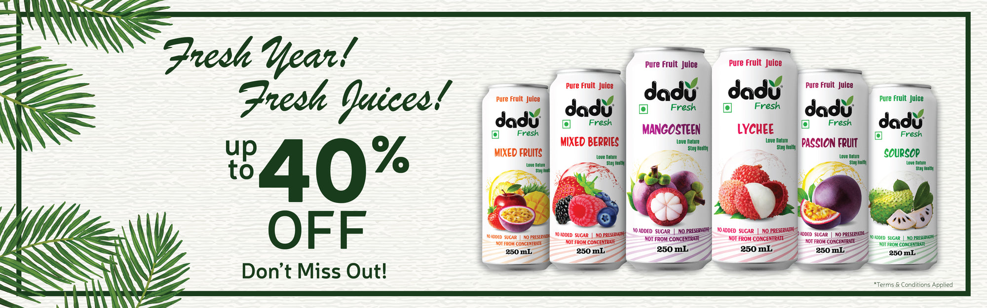 Dadu Fresh – 100% Natural Fruit Juices, No Added Sugar